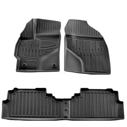 Boni-Shop&reg; Gummifu&szlig;matten Auto 3D f&uuml;r TOYOTA Prius V (2011-2015), passgenau, ma&szlig;geschneidert, Polyurethan