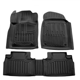 Boni-Shop&reg; Fu&szlig;matten Auto, Gummimatten 3D f&uuml;r JEEP Grand Cherokee (WK2) (2010-2021), passgenau, wetterfest