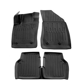Boni-Shop&reg; Gummifu&szlig;matten Auto f&uuml;r Jeep Compass II (2016-), 3D, passgenau, Polyurethan, geruchlos