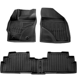 Boni-Shop&reg; Fu&szlig;matten Auto, Gummifu&szlig;matten 3D Set f&uuml;r TOYOTA Verso (R20) (2009-2018), passgenaue Autofu&szlig;matten