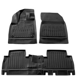 Boni-Shop&reg; Gummifu&szlig;matten Auto 3D, passgenaue Fu&szlig;matten, Berlingo III (2018-2023) mit Armlehne
