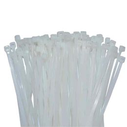 Kabelbinder, 100 Stk 530x7,6mm, natur, wei&szlig;e Kabelbinder, PA6.6