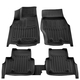 Boni-Shop&reg; Fu&szlig;matten Auto, Gummifu&szlig;matten 3D f&uuml;r JEEP Grand Cherokee (WL) (2021-...) 7-Sitzer, passgenau