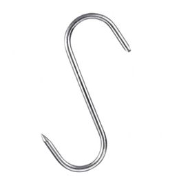 Boni-Shop&reg; Fleischhaken 5er Set, S Haken, Edelstahl 60mm, R&auml;ucherhaken