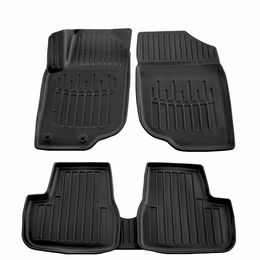 Boni-Shop&reg; Gummifu&szlig;matten Auto, f&uuml;r PEUGEOT 207 (2006-2012), 3D, passgenau, rutschfest, Polyurethan