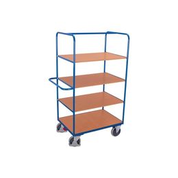 Cordes Etagenwagen hoch mit 3 klappbaren B&ouml;den Typ L + EasySTOP