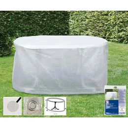 Boni-Shop&reg; Gartentisch Schutzh&uuml;lle Transparent 125x83cm, Tischabdeckung Gartenm&ouml;bel