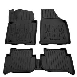 Boni-Shop&reg; Gummifu&szlig;matten Auto f&uuml;r VOLKSWAGEN Touran I (2003-2015), 3D, passgenau, Polyurethan
