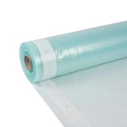 Boni-Shop&reg; Gitterfolie, Gew&auml;chshausfolie, 1,5 Breite x 34 Meter, Nagelrand, UV-stabilisiert, rei&szlig;fest