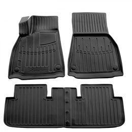 Boni-Shop&reg; Gummifu&szlig;matten Auto f&uuml;r TESLA Model S Plaid (2021-...), 3D, passgenau, rutschfest, hochwertig