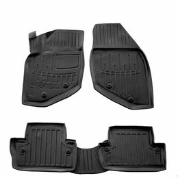 Boni-Shop&reg; Gummifu&szlig;matten Auto f&uuml;r VOLVO S60 I (2001-2009), 3D, passgenau, TPE, hohe R&auml;nder