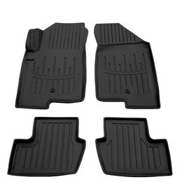 Boni-Shop&reg; Gummifu&szlig;matten Auto 3D f&uuml;r JEEP Patriot (2007-2016), passgenaue Autofu&szlig;matten, mit 1 Clip