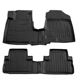 Boni-Shop&reg; Fu&szlig;matten Auto, Gummimatten Auto 3D f&uuml;r HONDA CR-V III (2006-2012), passgenaue Autofu&szlig;matten