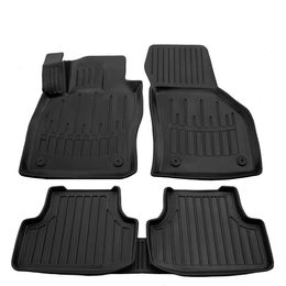 Boni-Shop&reg; Gummimatten Auto f&uuml;r SEAT Leon III (5F) (2012-2020), 3D, passgenau, Polyurethan, Autofu&szlig;matten