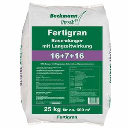 BECKMANN&BREHM Rasend&uuml;nger Langzeitwirkung 25kg, Mineralisch, NPK D&uuml;nger Rasen