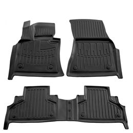 Boni-Shop&reg; BMW X6 F16 Zubeh&ouml;r, 3D Auto Fu&szlig;matten, Gummifu&szlig;matten, passgenau, 2014-2019