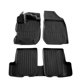 Boni-Shop&reg; Fu&szlig;matten Auto, 3D Gummimatten f&uuml;r RENAULT Logan II (2012-2020), passgenaue Autofu&szlig;matten, mit hohem Rand und geruchsneutral