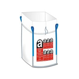 BIG BAG f&uuml;r Asbest mit Sch&uuml;rze Tragkraft 1000 kg, 90 x 90 x 110 cm
