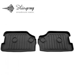 Boni-Shop&reg; Fu&szlig;matten Auto, 3D Gummifu&szlig;matten f&uuml;r RENAULT Grand Scenic (2003&ndash;2009), 3. Sitzreihe