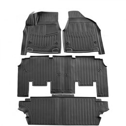 Boni-Shop&reg; 3D Gummifu&szlig;matten Auto, passgenaue Fu&szlig;matten, 7 Sitzer
