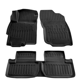 Boni-Shop&reg; Gummifu&szlig;matten Auto, 3D Autofu&szlig;matten f&uuml;r MITSUBISHI Lancer X (2007-2015), passgenau