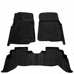 Boni-Shop&reg; Gummifu&szlig;matten Auto 3D f&uuml;r MITSUBISHI Pajero Wagon IV (V80) (2006-...), passgenaue Autofu&szlig;matten