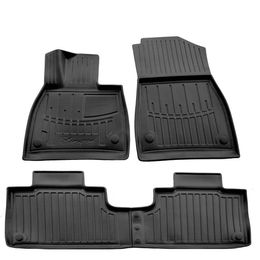 Boni-Shop&reg; Gummimatten Auto 3D f&uuml;r MERCEDES BENZ X296 EQS SUV (2022-...), passgenaue Autofu&szlig;matten