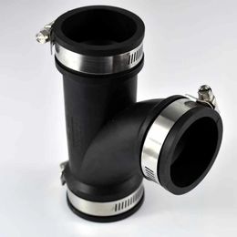 PVC Fittings, T-St&uuml;ck 2"/63mm, flexible Rohrverbinder, PVC Verbinder