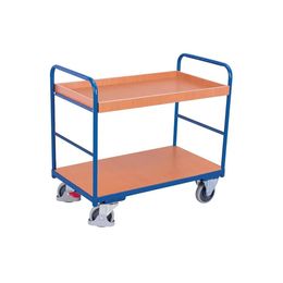 Cordes Etagenwagen mit 2 Tabletts 250 kg, Servierwagen, EasySTOP