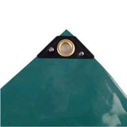 Boni-Shop&reg; PVC Plane, Abdeckplane 650g/m&sup2;, gr&uuml;n, wasserdicht, rei&szlig;fest, 4x5m (20m&sup2;)