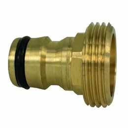 Boni-Shop&reg; Wasserhahnanschluss 3/4 Zoll, Messing Stecksystem, Hahn Anschluss, Schnellkupplung