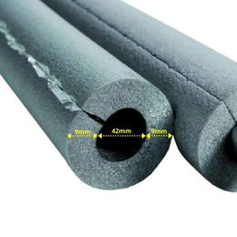 NMC Isolierschlauch, Rohrisolierung 42mm, 2x1m, selbstklebend, 9mm D&auml;mmung