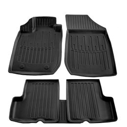 Boni-Shop&reg; Gummifu&szlig;matten Auto f&uuml;r Renault Logan I MCV (2006-2012), 3D, passgenau, geruchlos, mit hohem Rand