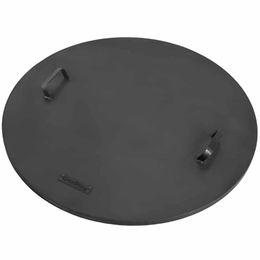 Feuerschalen Abdeckung 102cm, Deckel mit Rand, Stahl