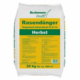 BECKMANN&BREHM 20 kg Rasend&uuml;nger Herbst Beckmann NPK-6+3+13 f.ca. 500m&sup2;