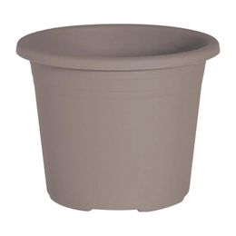 Blumentopf CYLINDRO 16 cm, 1.4 Liter, taupe, Kunststoff