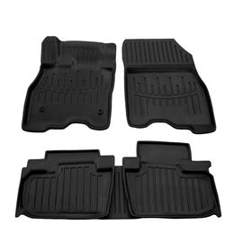 Boni-Shop&reg; Fu&szlig;matten Auto, Gummimatten Auto 3D f&uuml;r NISSAN Leaf (ZE0) (2010-2017), passgenaue Autofu&szlig;matten
