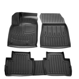 Boni-Shop&reg; Gummifu&szlig;matten Auto 3D passgenau f&uuml;r Nissan Qashqai (J12) (2021-2024) (nicht e-power), Polyurethan