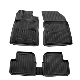 Boni-Shop&reg; Citroen C3 Fu&szlig;matten, 3D Gummimatten, Autofu&szlig;matten Gummi, Passgenau
