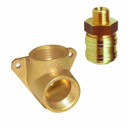 Boni-Shop&reg; Druckluft Messing Wanddose SET, 3/8 Zoll Kupplung