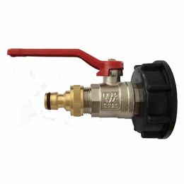 Boni-Shop&reg; IBC Adapter S60, IBC Container Adapter, Kugelhahn, 3/4 Zoll, Steckkupplung
