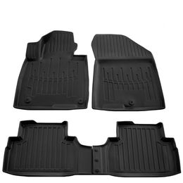 Boni-Shop&reg; Fu&szlig;matten Auto, Gummimatten Auto 3D f&uuml;r HYUNDAI Santa Fe IV (2018-2020), passgenaue Autofu&szlig;matten