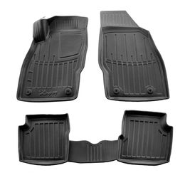 Boni-Shop&reg; Gummifu&szlig;matten Auto f&uuml;r Opel Corsa E (2014-2019), 3D, passgenaue Autofu&szlig;matten, geruchlos