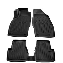 Boni-Shop&reg; Gummifu&szlig;matten Auto 3D f&uuml;r OPEL Corsa D (2006-2014), passgenaue Autofu&szlig;matten mit hohen Seitenw&auml;nden