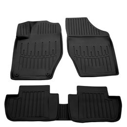 Boni-Shop&reg; Gummifu&szlig;matten, 3D Autofu&szlig;matten, Citroen C4 Fu&szlig;matten, Autozubeh&ouml;r