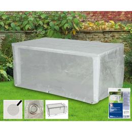 Boni-Shop&reg; Schutzh&uuml;lle Gartentisch Rechteckig, 220x100x75cm, Abdeckplane Tisch, Transparent