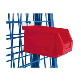 Cordes Materialkiste rot, Kunststoffbox klein, Aufbewahrungsbox