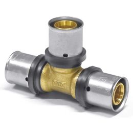 Boni-Shop&reg; Pressfitting T-St&uuml;ck 26x3, f&uuml;r Verbundrohr, DVGW zertifiziert