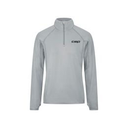 CEP Core Run Thermal Zip Shirt Long Sleeve Bekleidung Damen grau