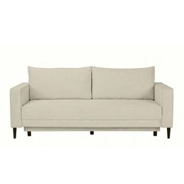 H&ouml;ffner Schlafsofa Mila &brvbar; creme &brvbar; Ma&szlig;e (cm): B: 222 H: 100 T: 95.0 &raquo; H&ouml;ffner